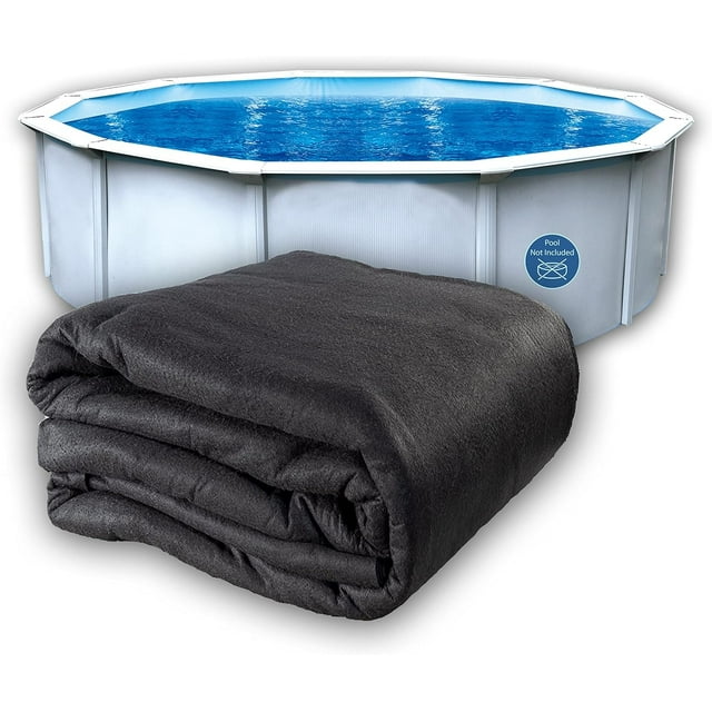Pool Liner Pad 15/18/24 FT Round, Pool Liners for Above Ground Swimming ...
