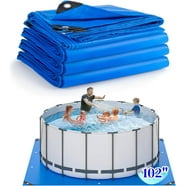 Heavy Duty Round Pool Liner 8ft-14ft - Puncture-Resistant Ground Tarp ...