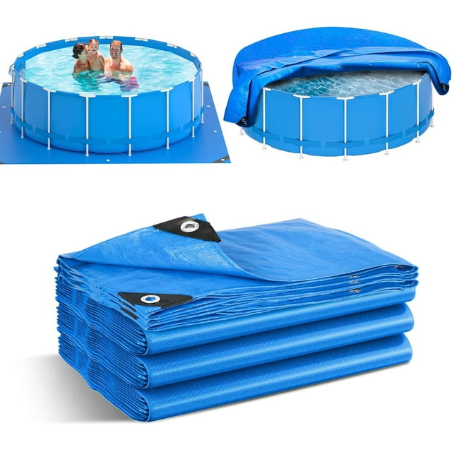 Pool Liner Pad for Above Ground Pools, Extra Thick Square Swimming Pool ...