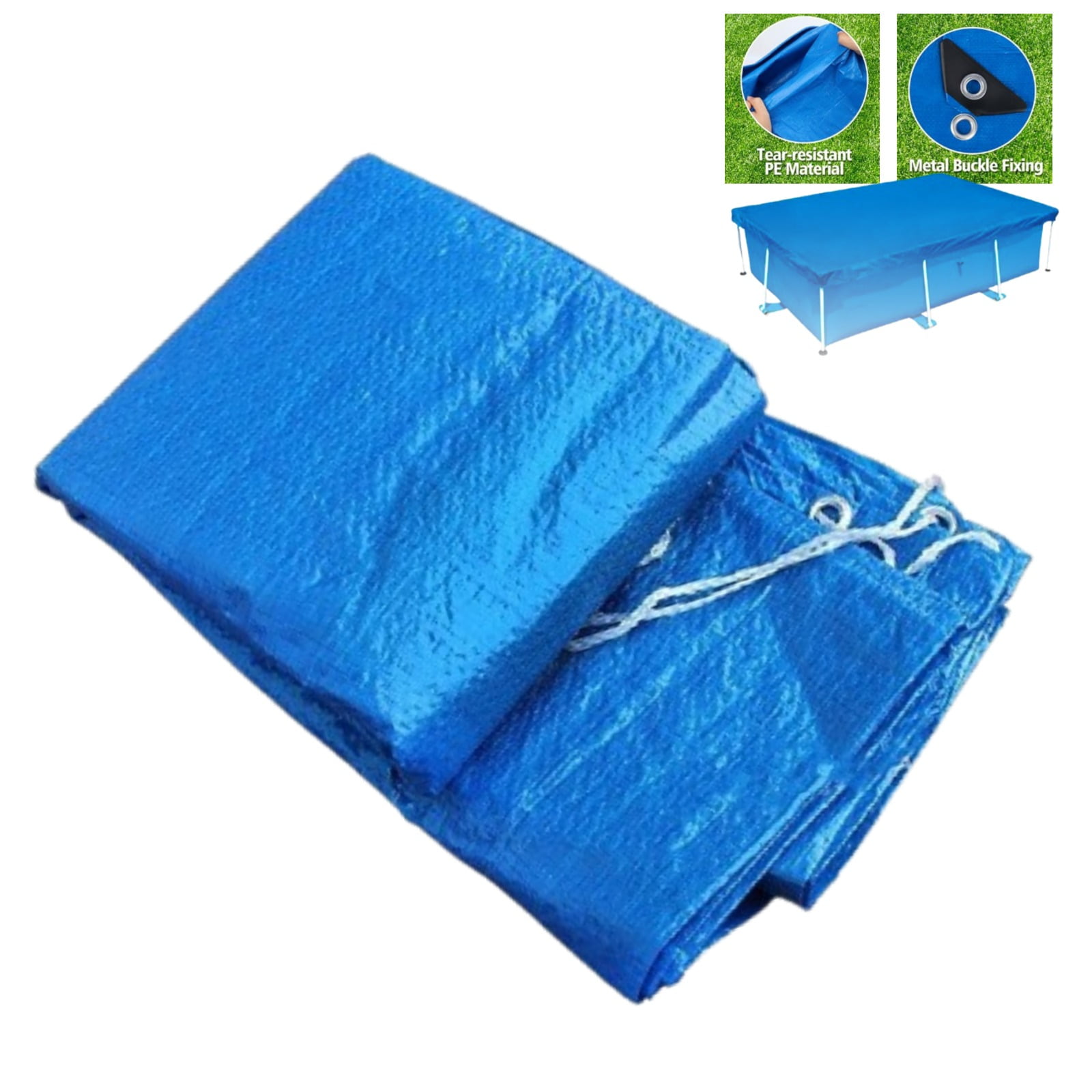 Pool Liner Pad for Above Ground Pools, Extra Thick Square Swimming Pool ...
