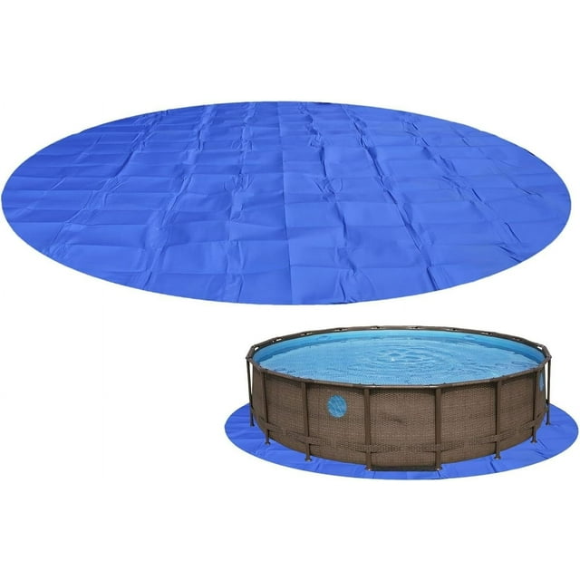 Pool Liner Pad for Above Ground Round Pool, 14 Ft Seamless Swimming ...