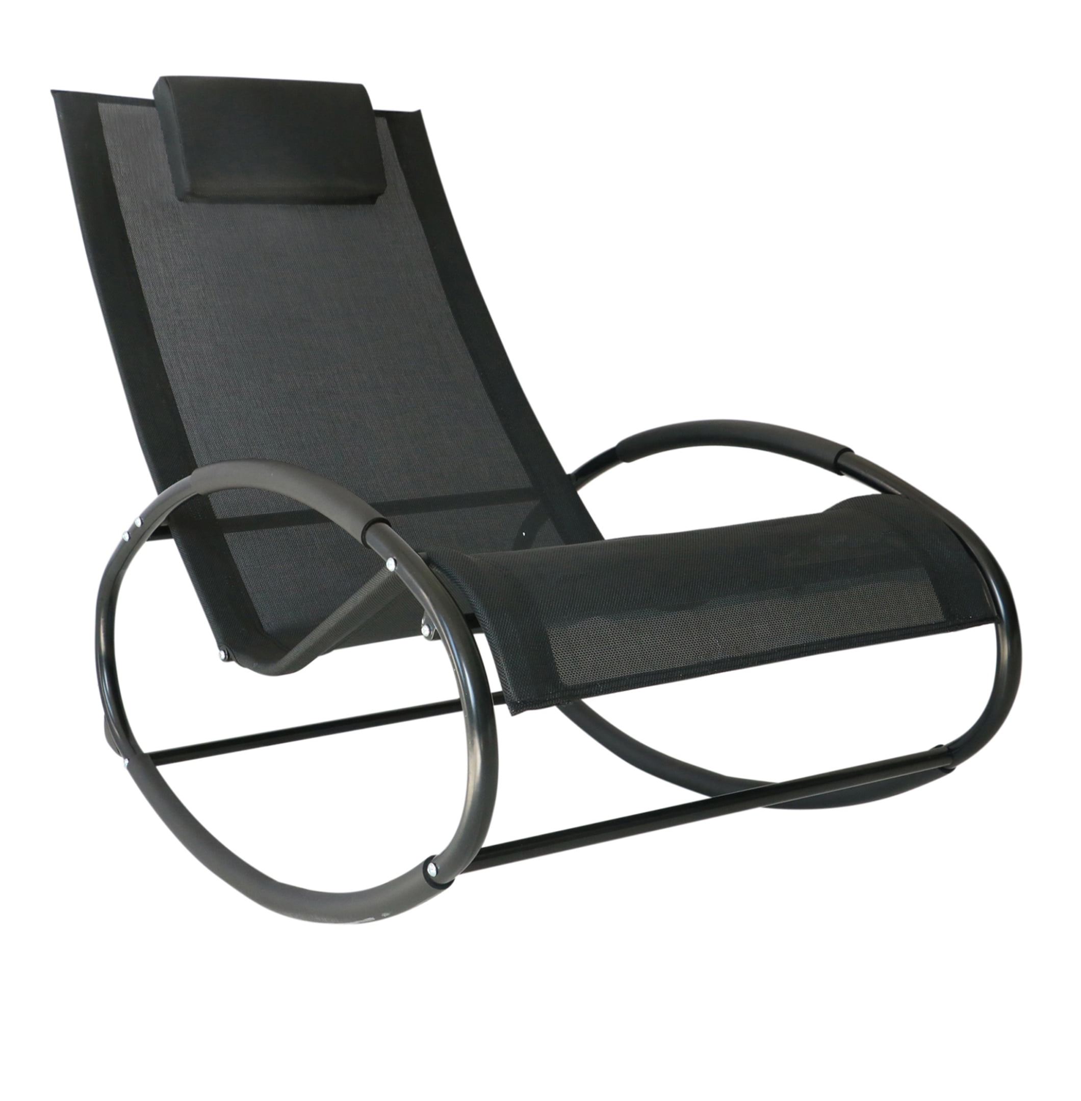 Pool Lounger, Outdoor Rocking Lounge Chair for Sunbathing, Pool, Beach ...