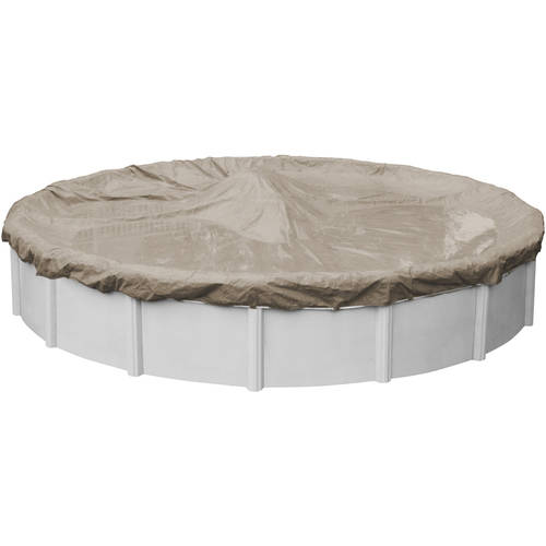 Pool Mate 12' Sandstone Winter Pool Covers for Above-Ground Pools ...