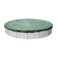 Pool Mate 15 Year Extra-Large Mesh Forest Green Round Winter Pool Cover ...