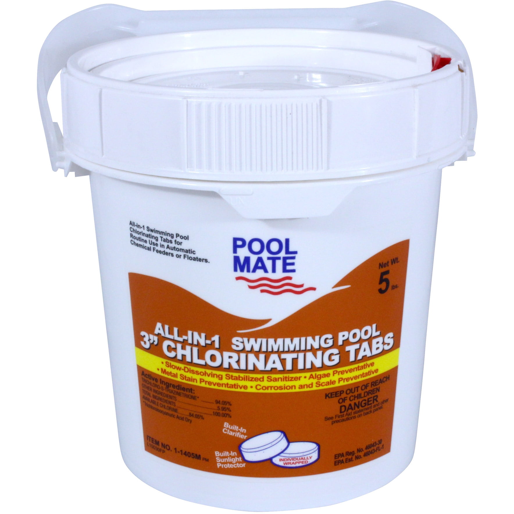 Pool Mate All-in-1 Swimming Pool 3-Inch Chlorinating Tablets - Walmart.com