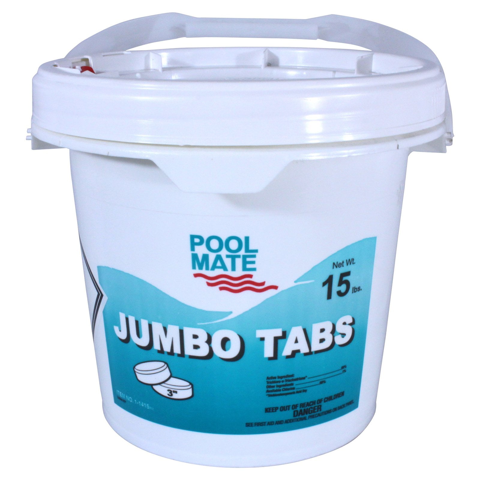 Pool Mate Chlorinating Tablets: 3 Inch Jumbo Tabs with UV Protection ...