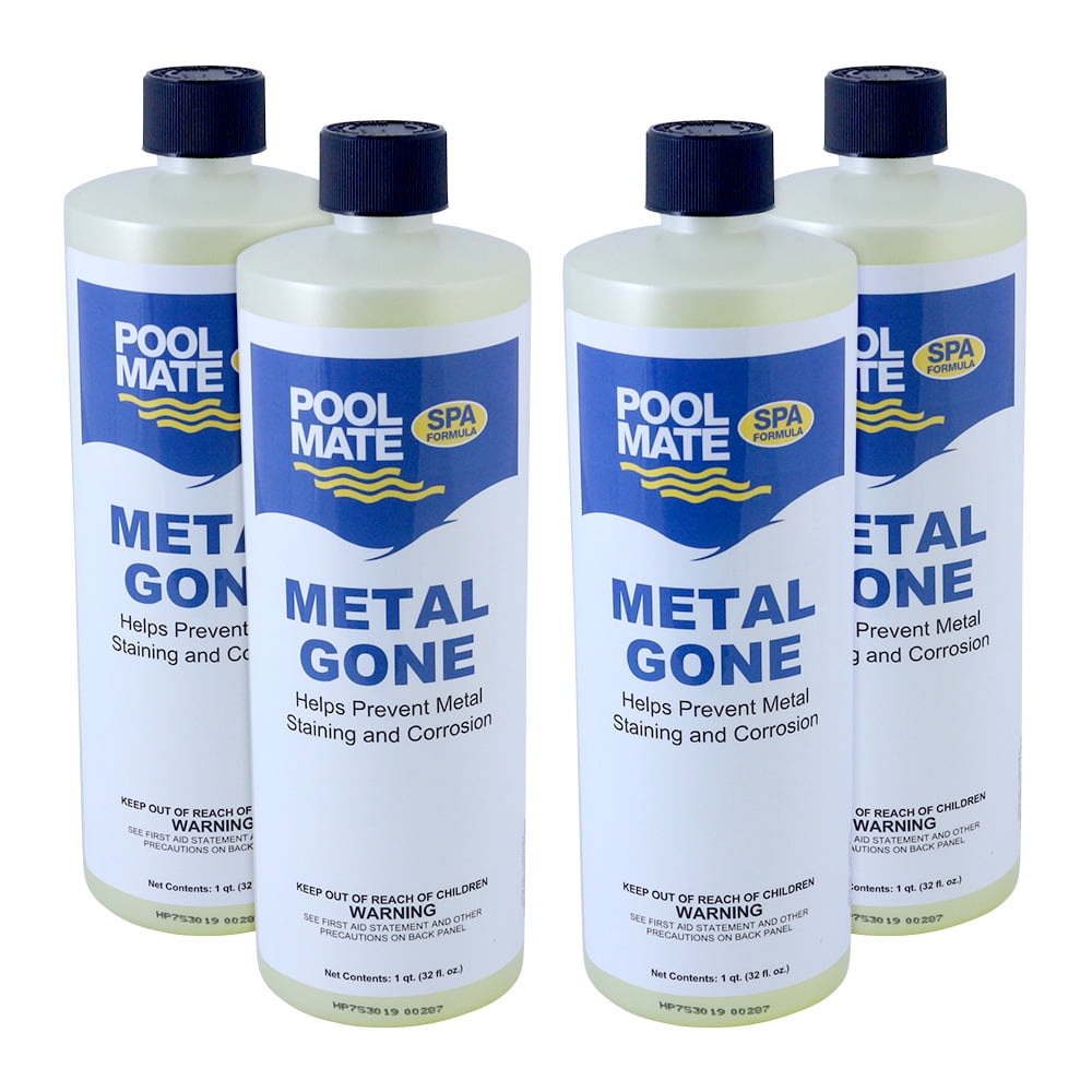 Pool Mate Spa Metal Gone - Iron Treatment, Water Stain Control, Remover ...