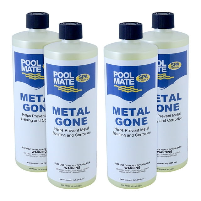Pool Mate Spa Metal Gone - Iron Treatment, Water Stain Control, Remover ...