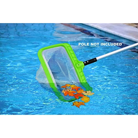 Pool Net Swimming Pool Skimmer with Reinforced Frame and Deep Return ...