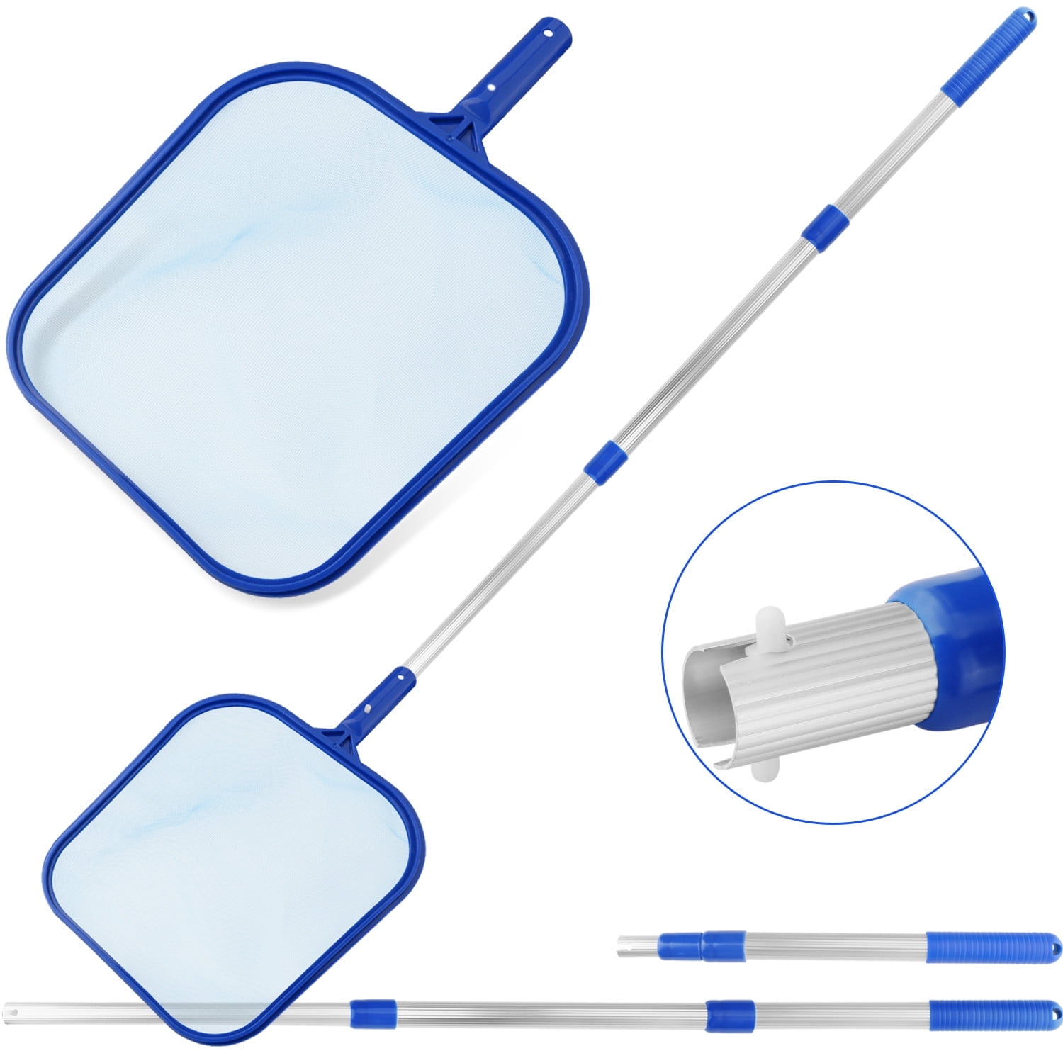 Pool Nets For Cleaning Richmoon Professional Pool Leaf Skimmer Large ...