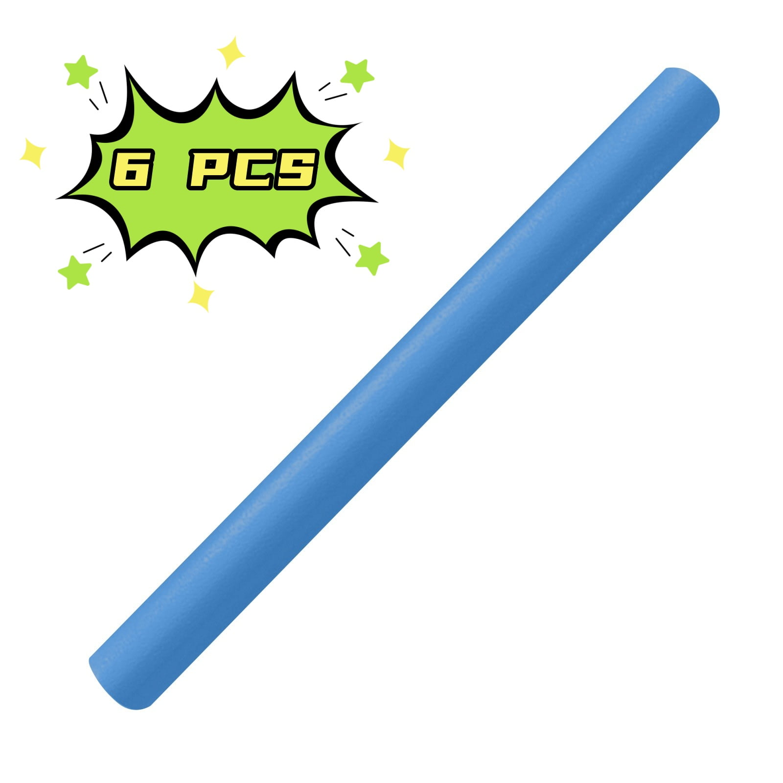 Pool Noodle,6 Pack Jumbo Pool Noodles Swimming Floating Foam Tube Extra ...
