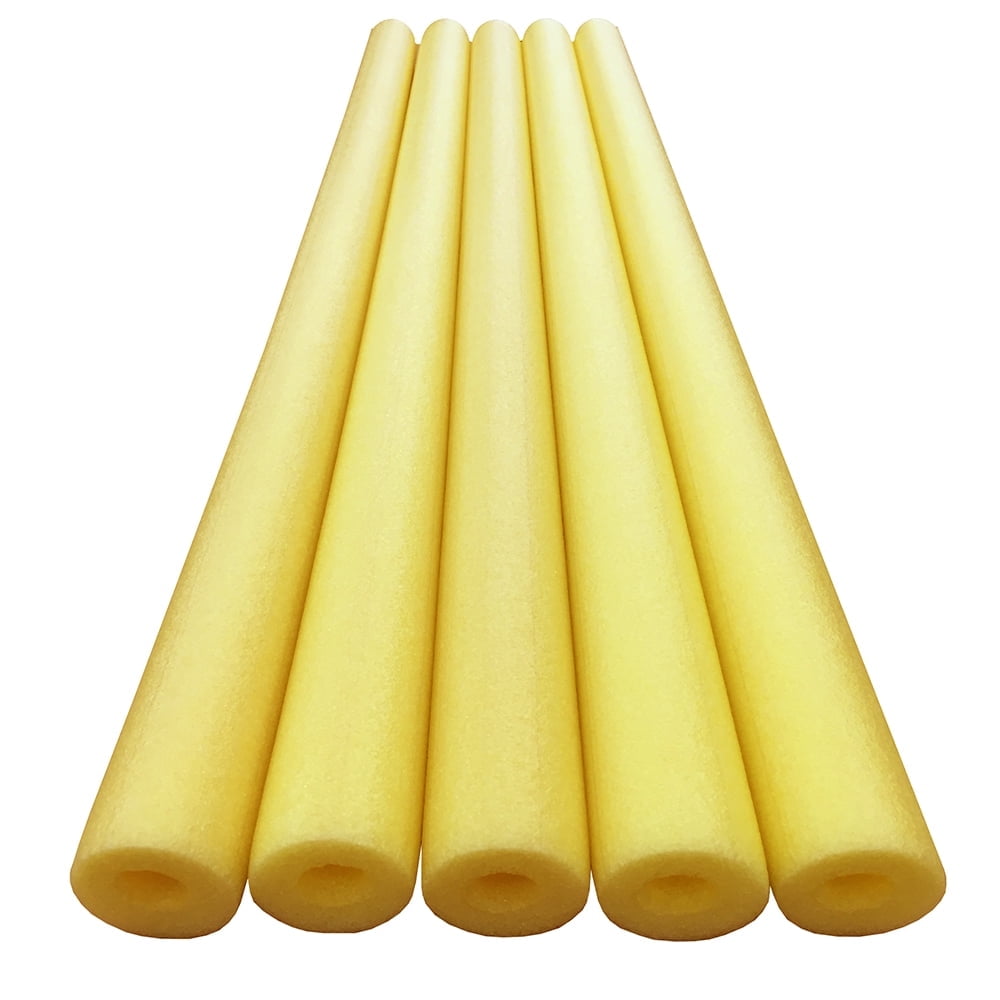 Pool Noodles Durable Pool Toys And Floats Foam Yellow,5 Pack - Walmart.com