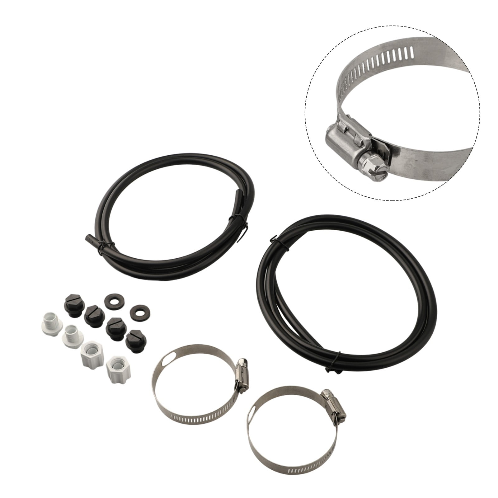 Pool Off-Line Chlorinator Tubing Feeder Connection Pack Saddle Clamp ...