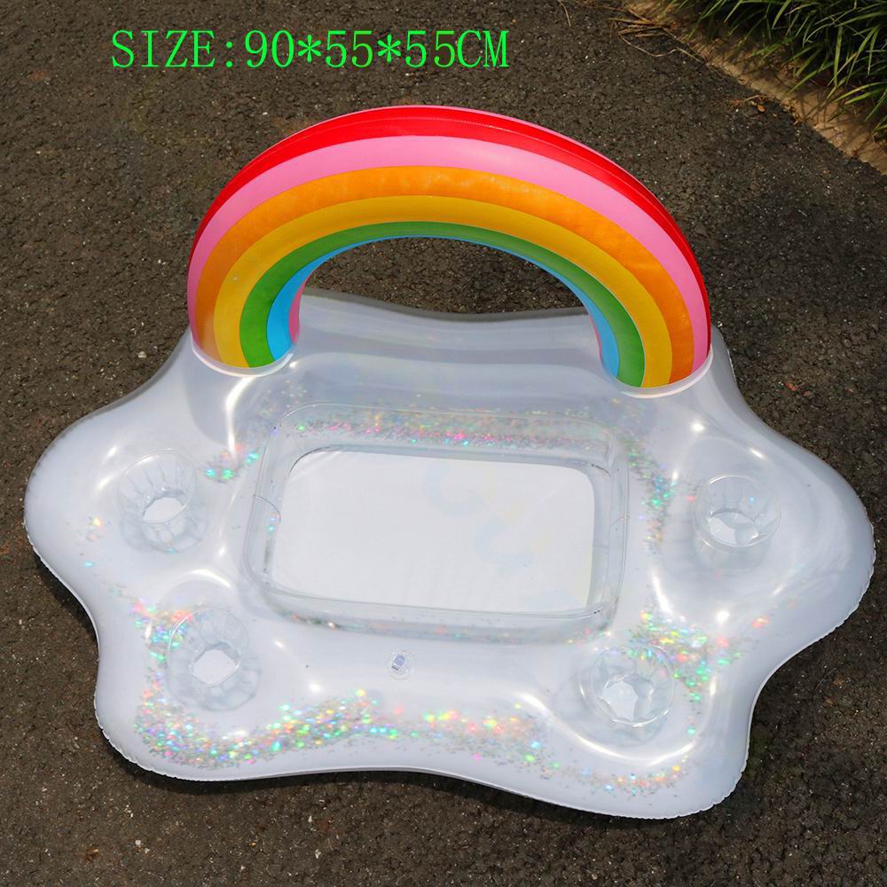 Pool Party Beverage Cooler Bar Storage Ice Pad Coaster Container ...