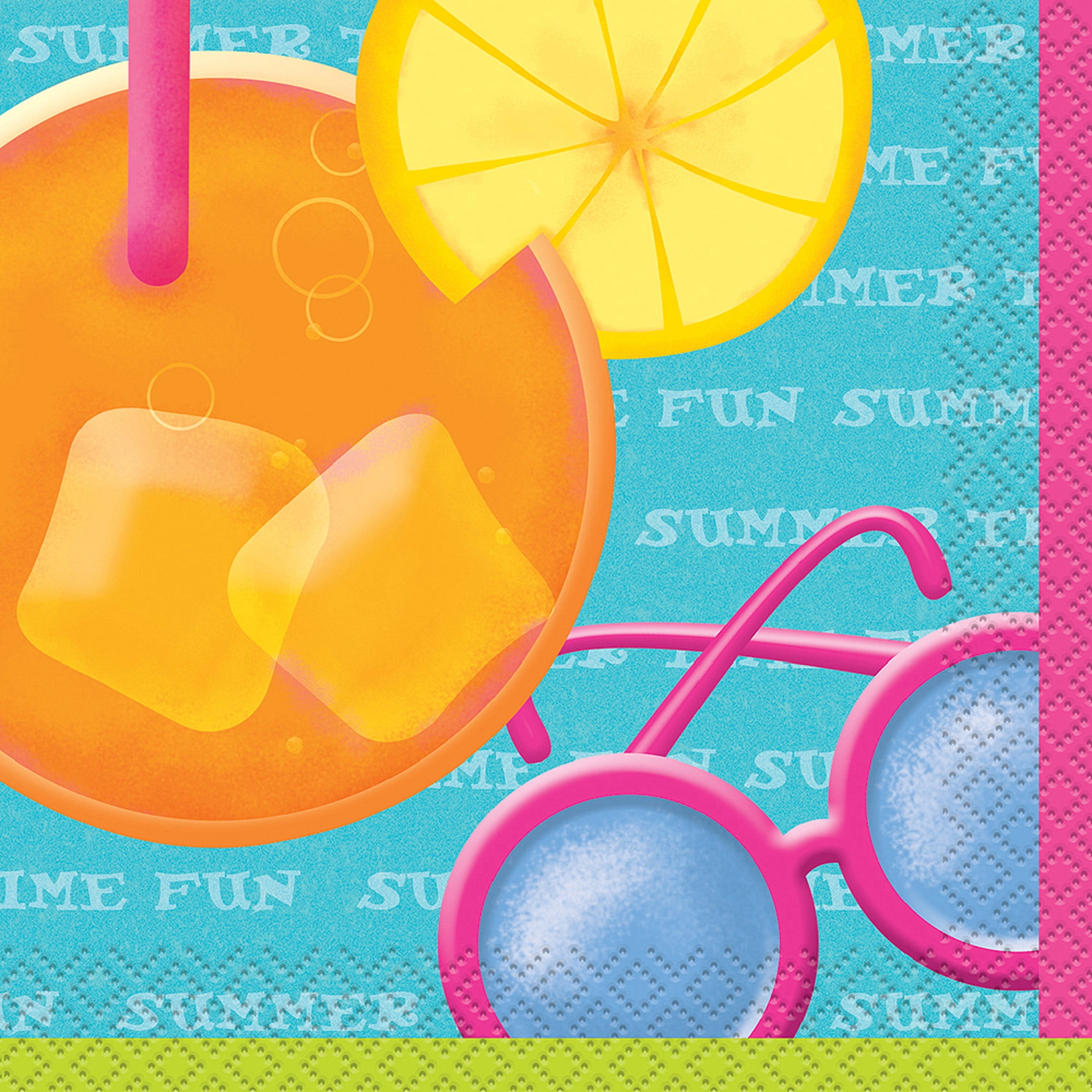 Pool Party Beverage Napkins, 16ct - Walmart.com