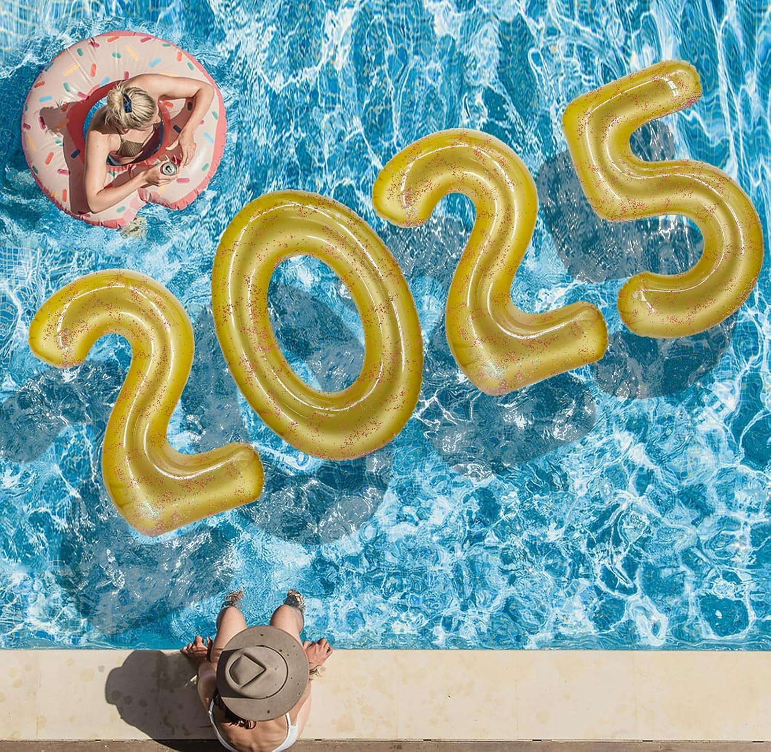 Pool Party Decorations Outdoor 2025 Pool Float 48" Inflatable Giant ...