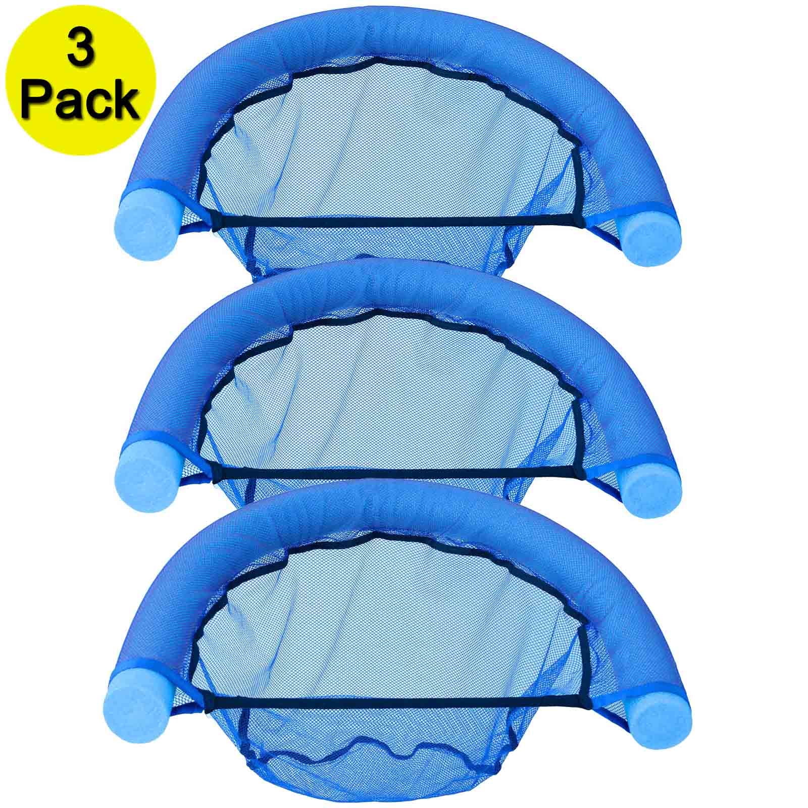 Pool Party Ready 3 Pack Unisex Mesh Floating Noodle Chair Pool Float ...