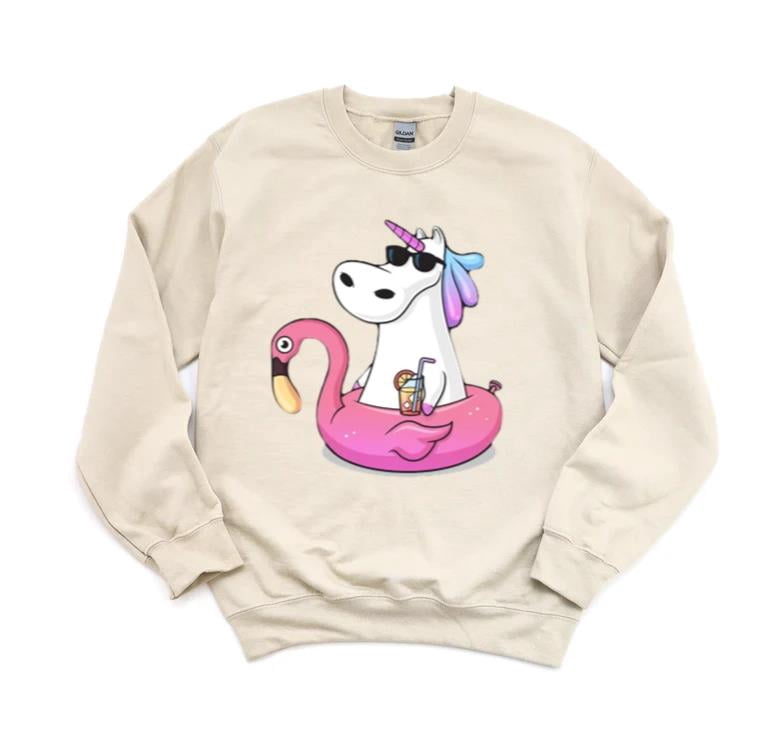 Pool Party Unicorn Summer Magic Rainbow Mythical Creature Float Cute ...