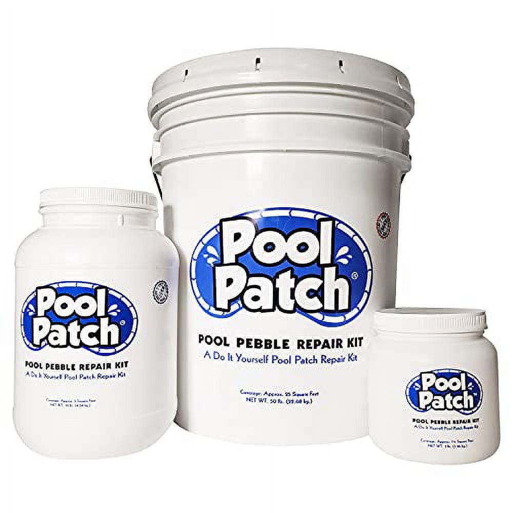 Pool Patch Pool Pebble Repair Kit, 10-Pound, White Mini - Walmart.com