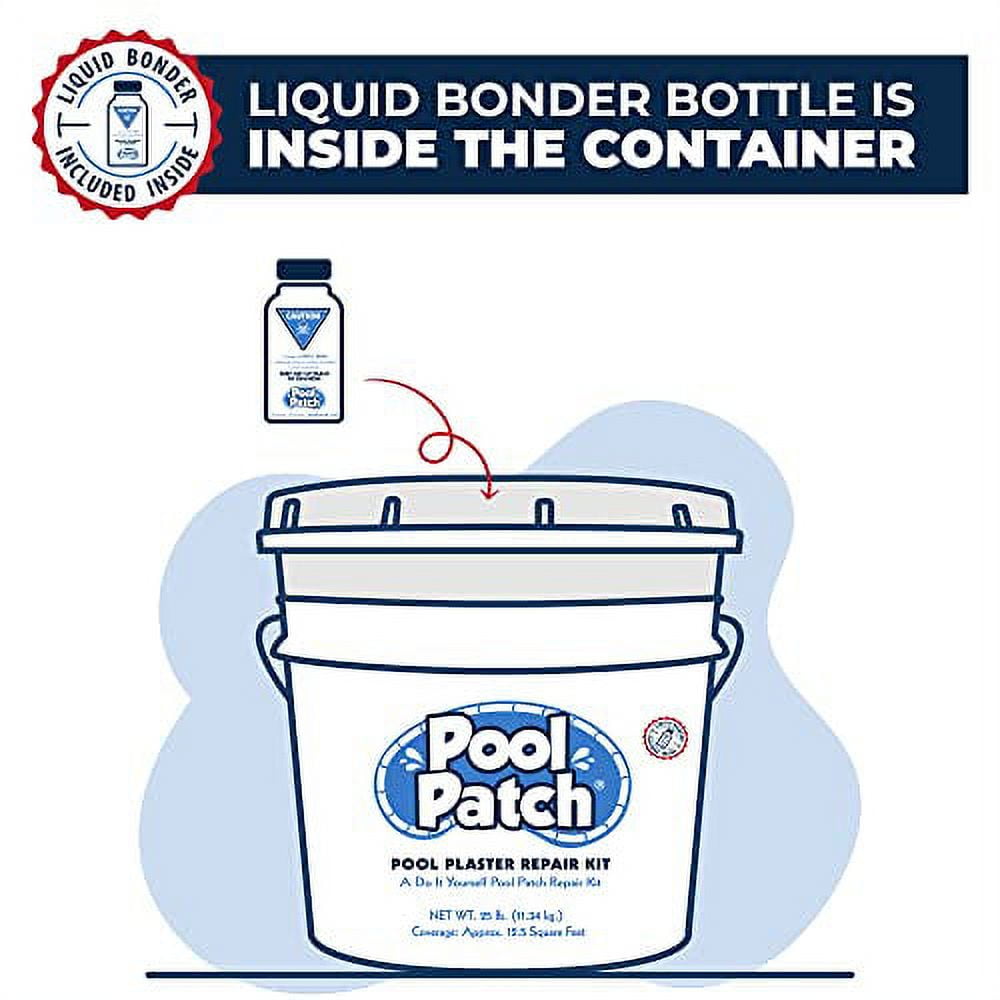 Pool Patch White Pool Plaster Repair Kit, 25-Pound, White - Walmart.com