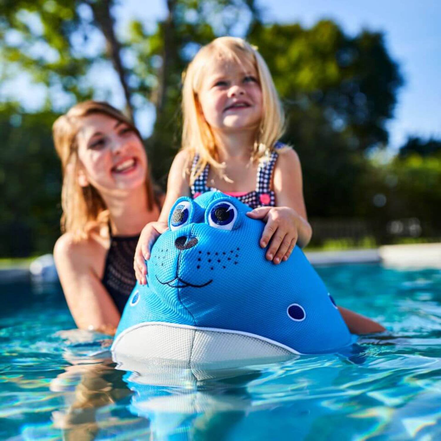 Big Joe Pool Petz Large Animal Floating Pool Toy, Quick Draining Fabric ...