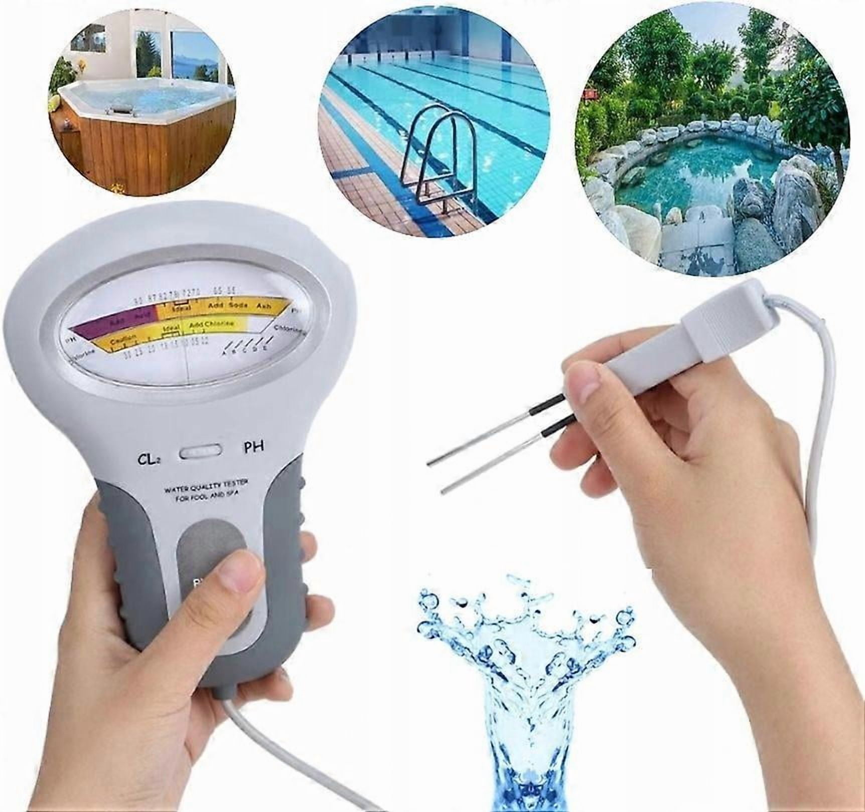 Pool Ph And Chlorine Meter, Pool Water Tester - Walmart.com