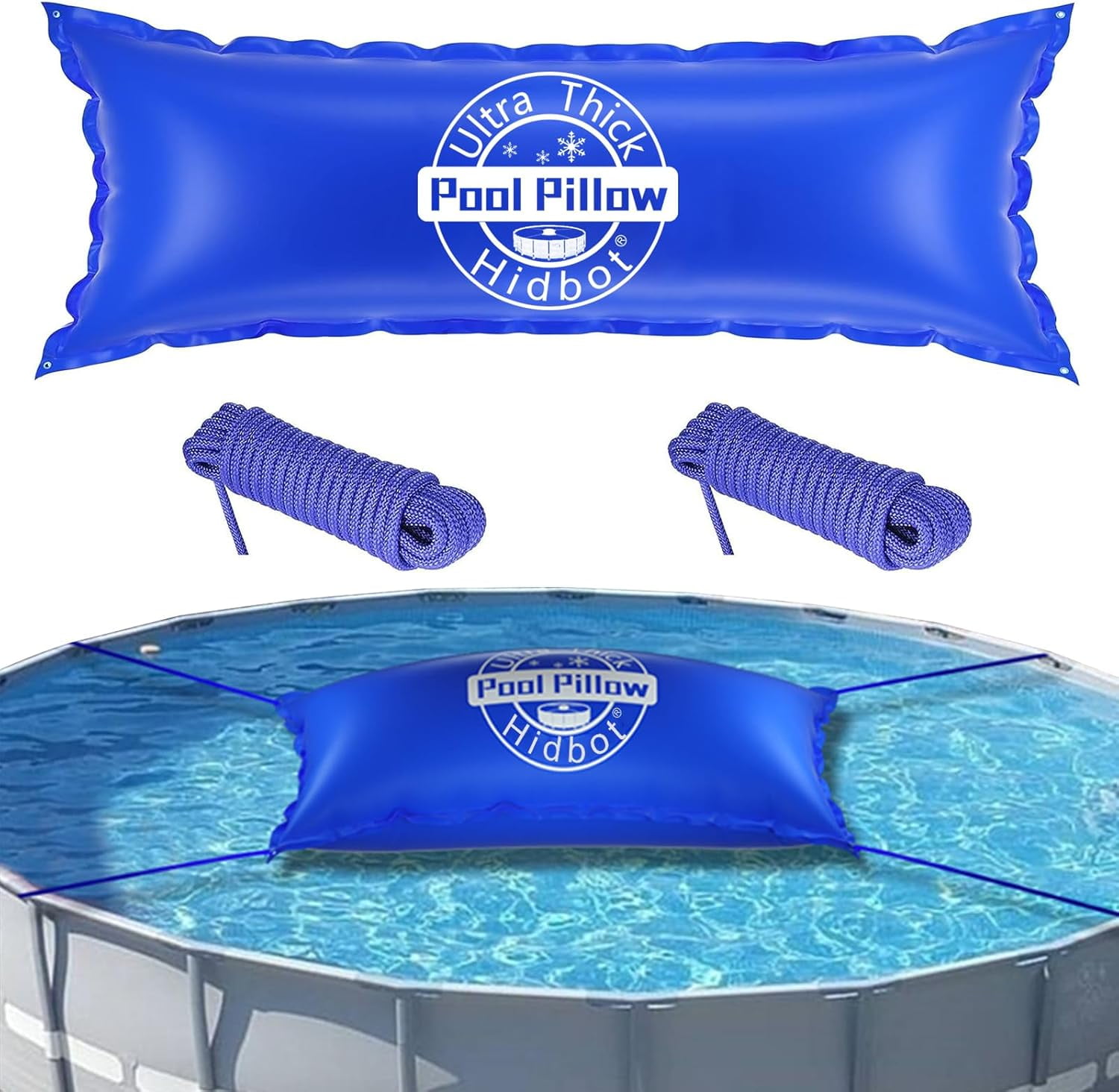 Pool Pillows for Above Ground Pools - 4x15ft Winter Swimming Pool ...