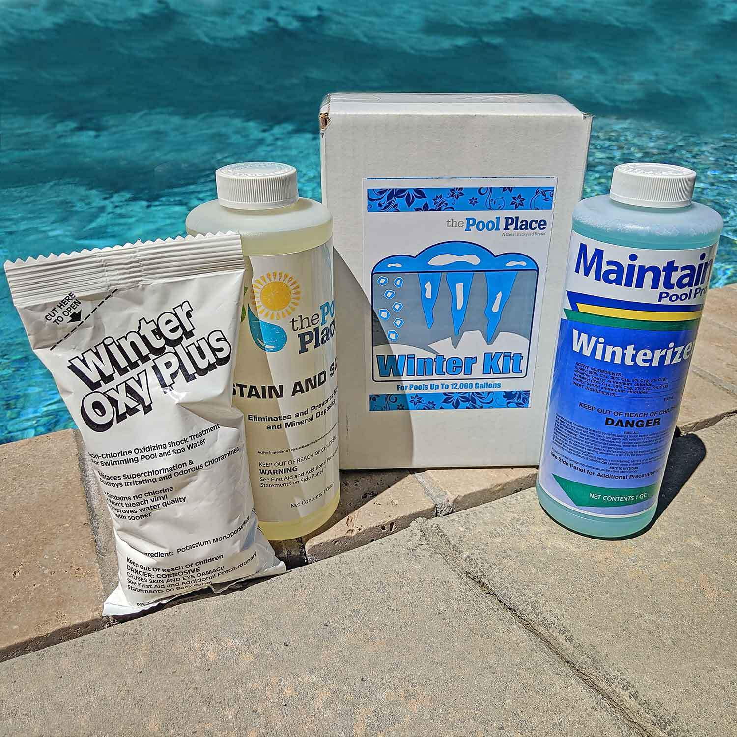 Pool Place Winterizing and Closing Chemical Kit(12,000 gallons ...