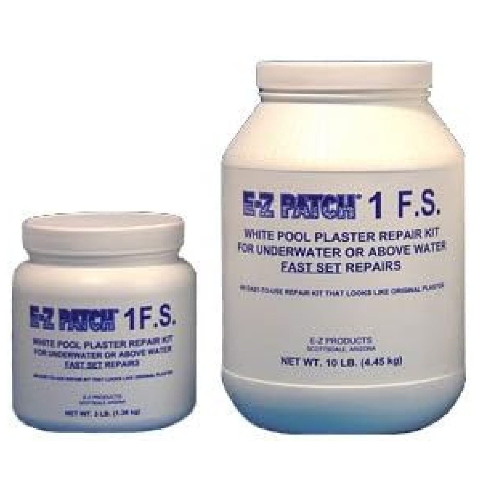 Pool Plaster Repair Kit - 10lbs - Underwater & Above Ground - E-Z Patch ...
