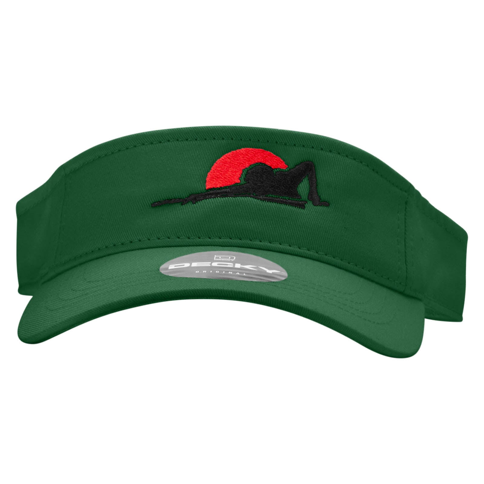 Pool Player Embroidered Brushed Sports Visor - Forest OSFM - Walmart.com