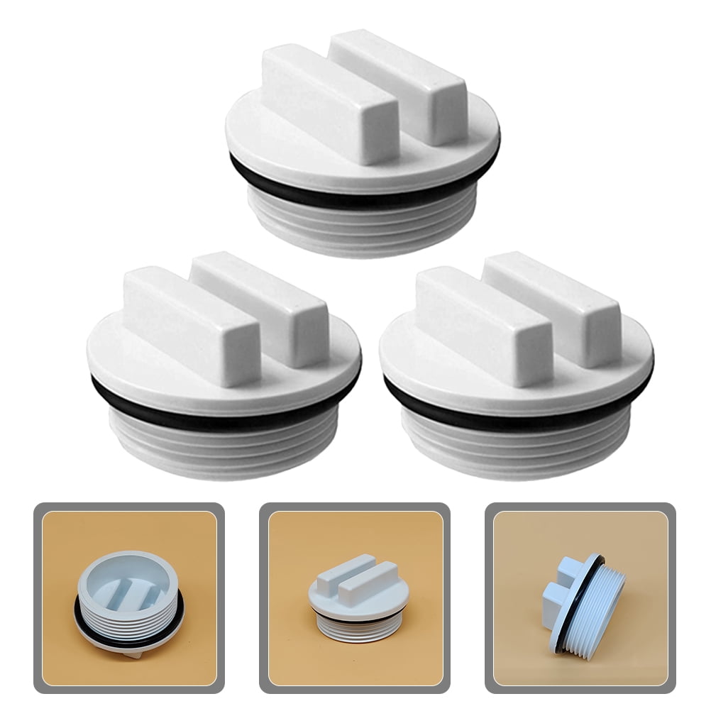 Pawsdot Pool Return Plug Pool Plugs Silver Plastic 3pcs - Walmart.com