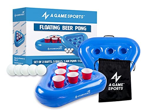Pool Pong Rack, Inflatable Floating Drink Pong Rack for Pool Parties ...