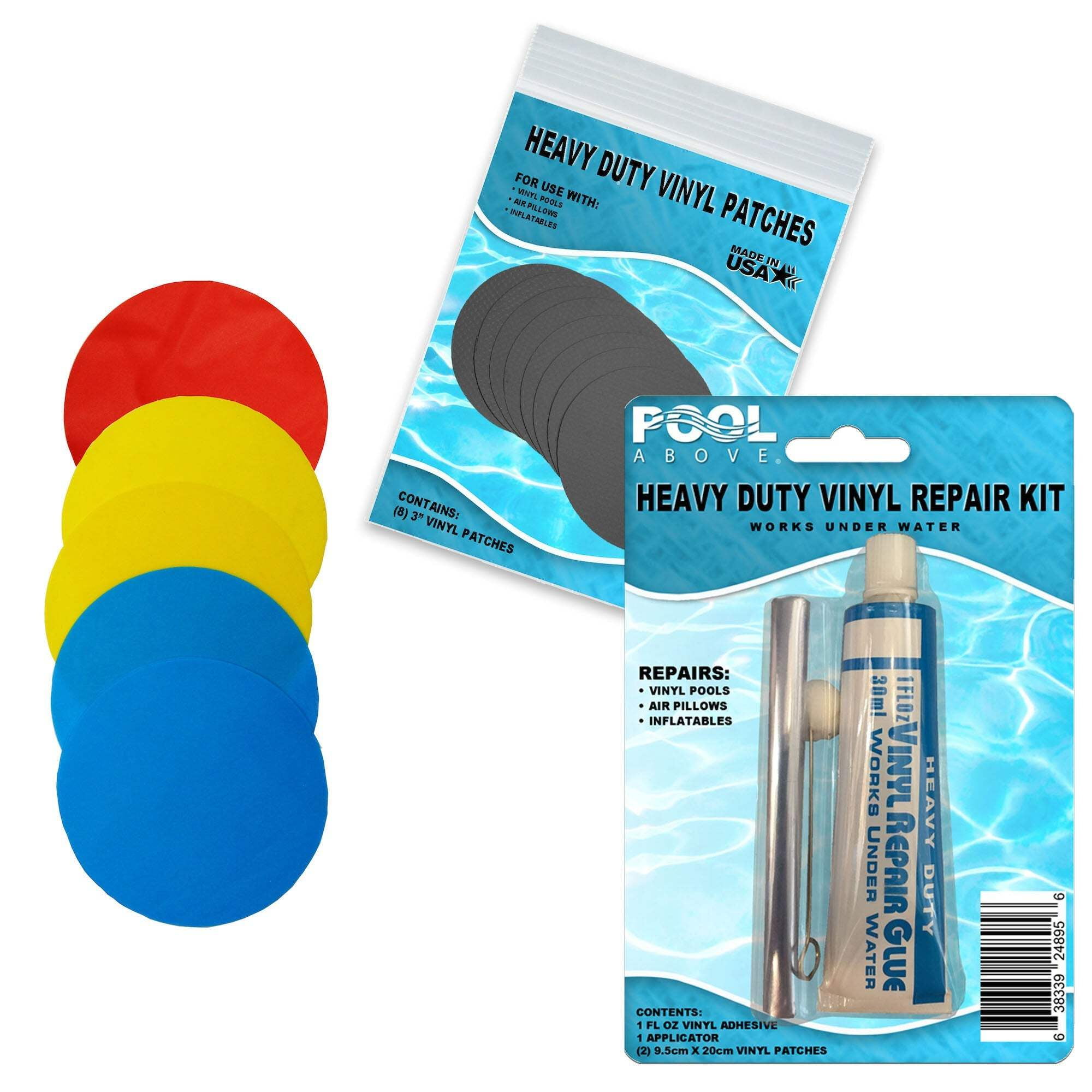 Pool Above Pool Above Vinyl Repair Kit with Clear Sealant, Ideal for ...