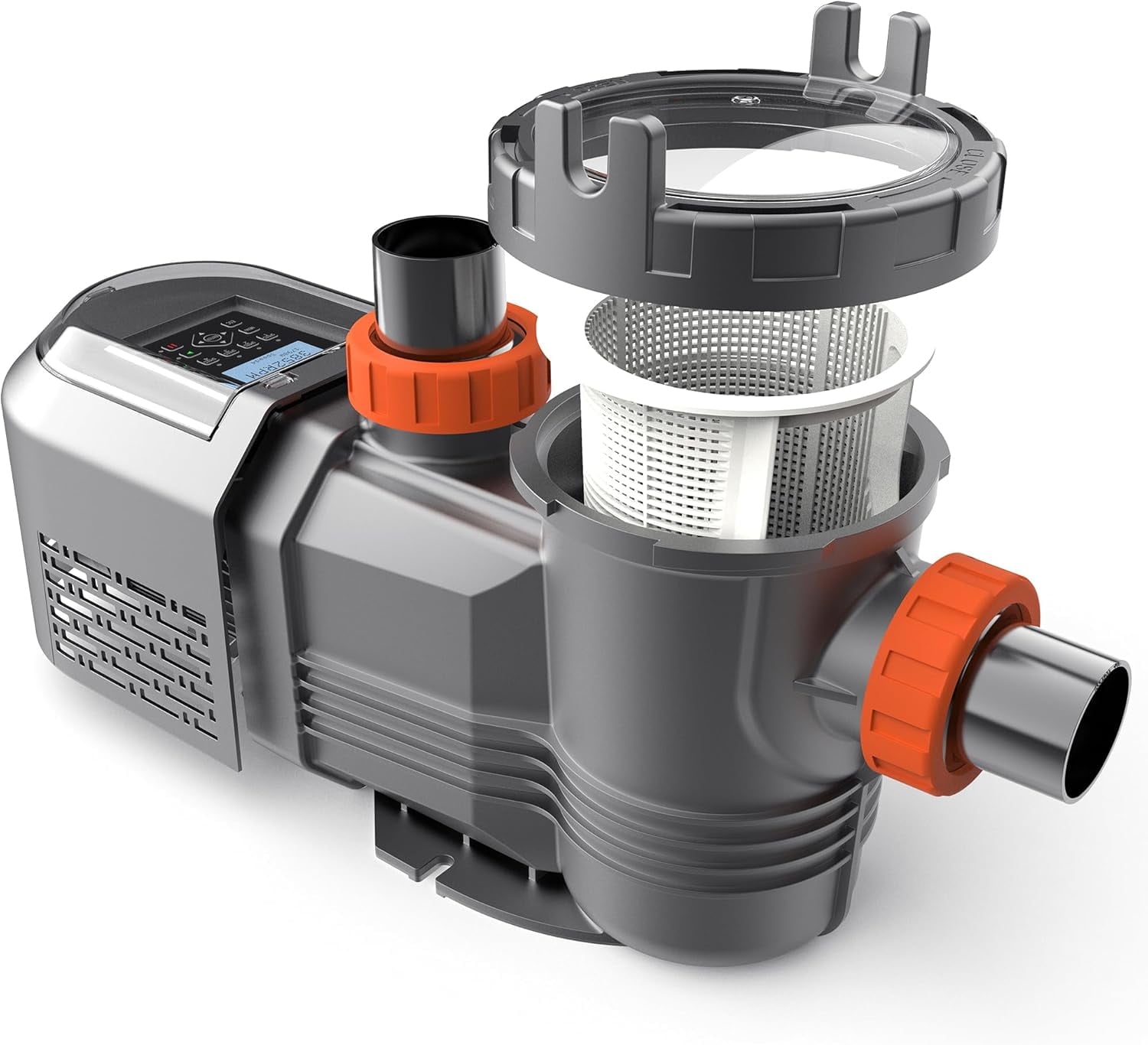 Pool Pump Inground 1.8HP with 9114GPH High Flow DC Motor, Variable ...