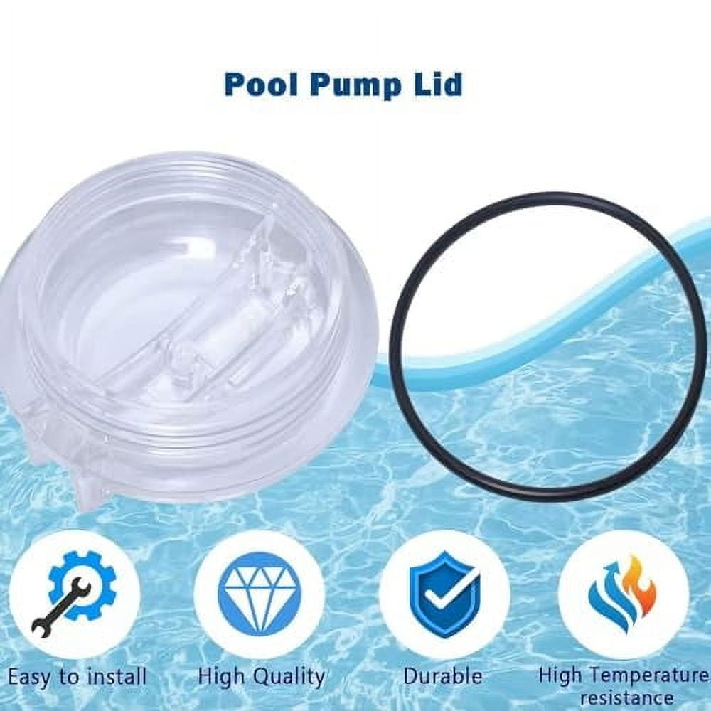 Pool Pump Lid Replacement, Pool Pump Thread Strainer Cover with O Gasket, Pool Pumps Basket ...