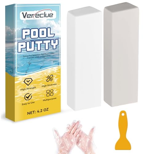 Pool Putty 4.2Oz, 2 Part Epoxy for Leaks Underwater or Above ...