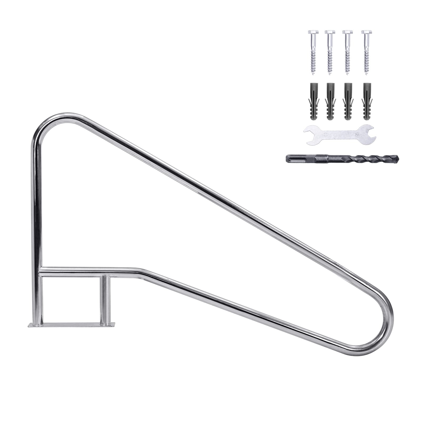 Pool Rail,Swimming Pool Handrails Pool Handrail for Inground Pool,304 ...