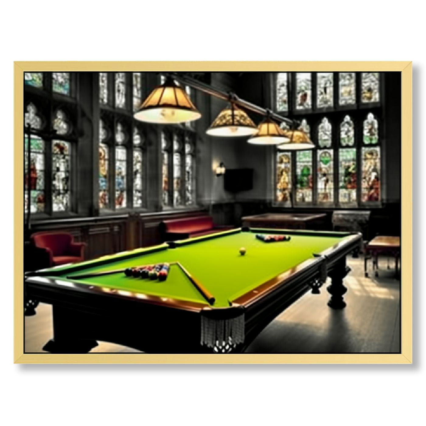 Pool Room Wall Decor Pictures Black and White Canvas Wall Art Shooting ...