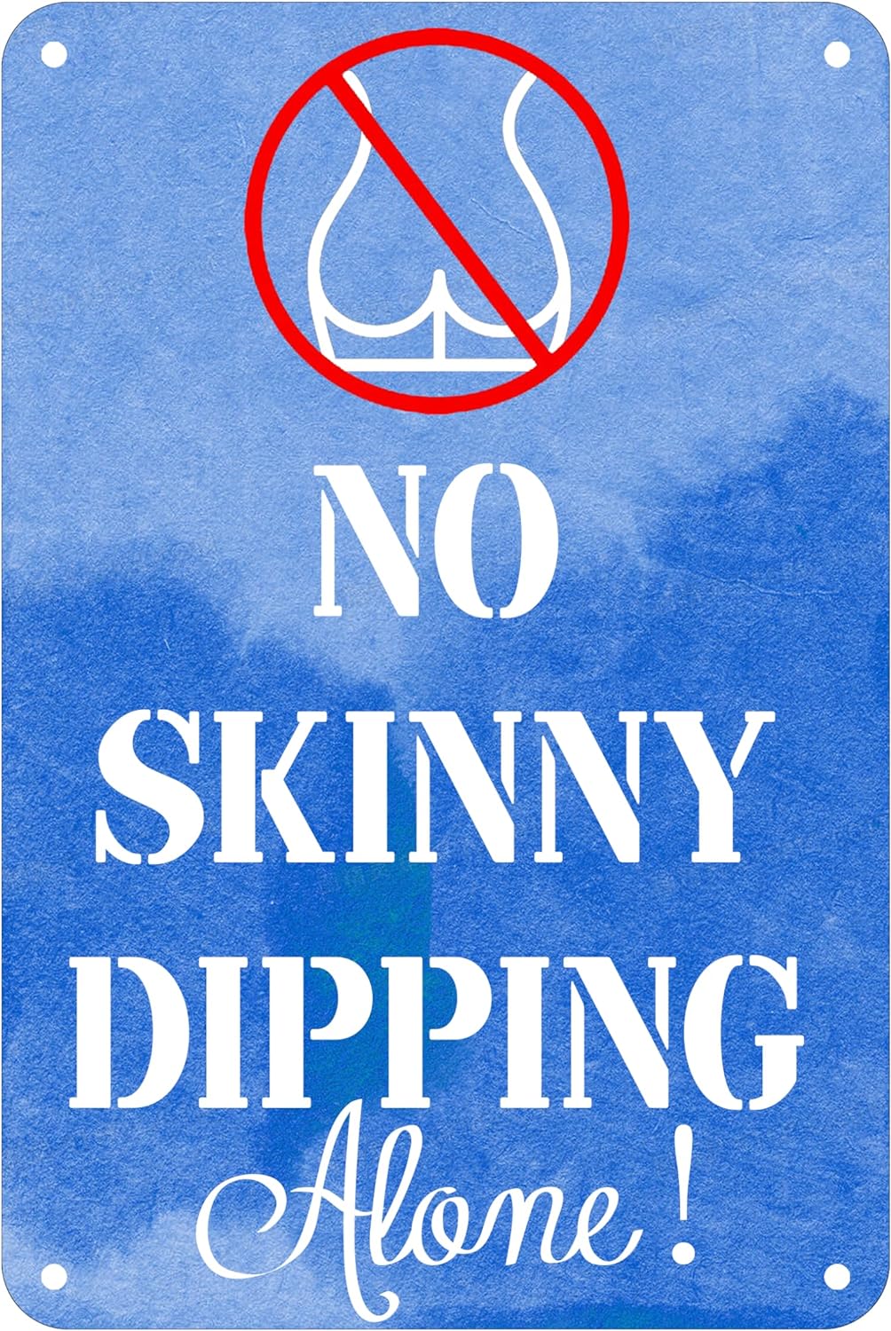 Pool Rules Sign For Outdoor, Backyard Metal Swimming Pool Sign, No ...