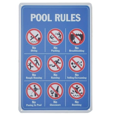 Poolmaster "Caution Do Not Drink" Sign for Residential or Commercial ...