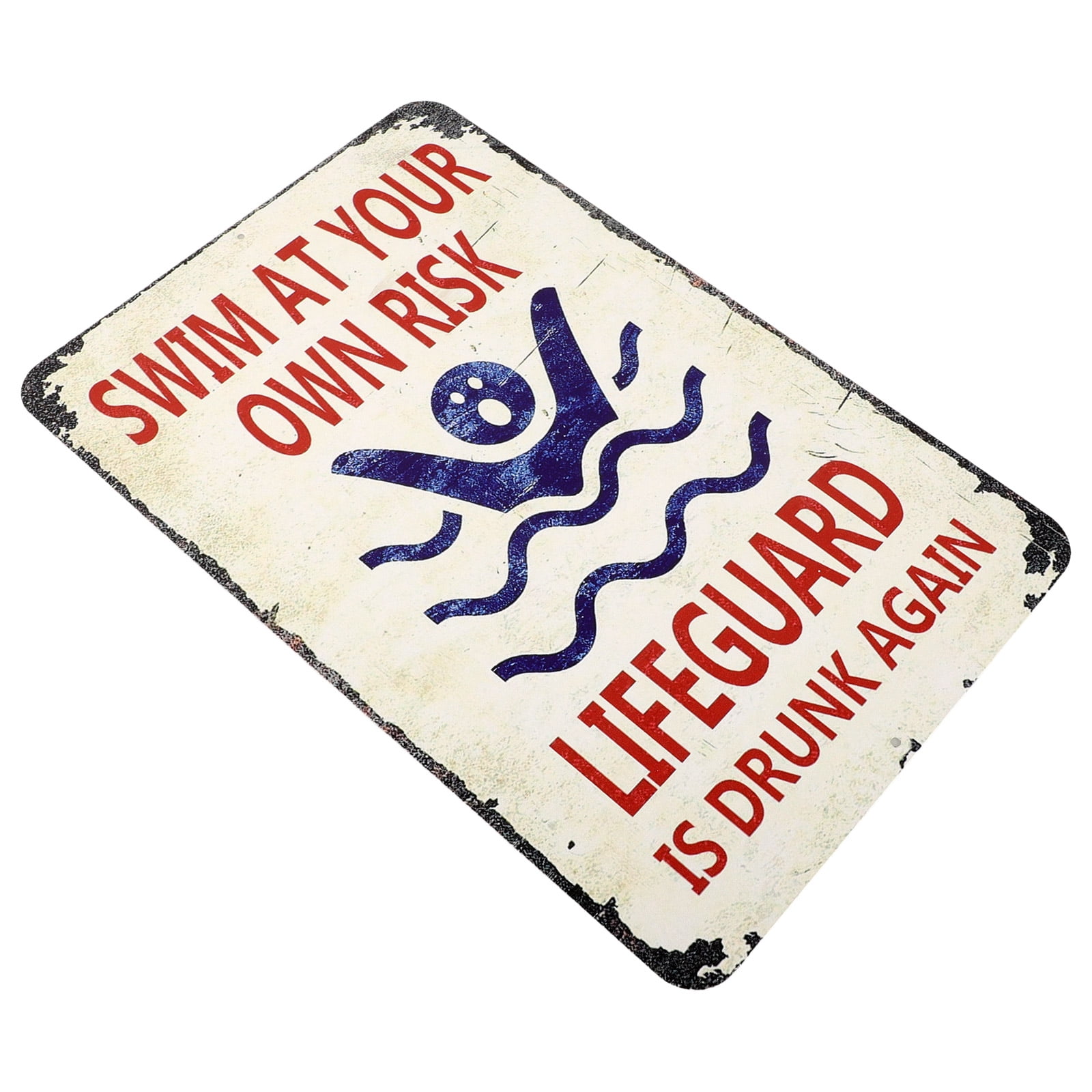 Pool Rules Sign Outdoor Swimming Pool Warning Sign Board Metal Sign ...