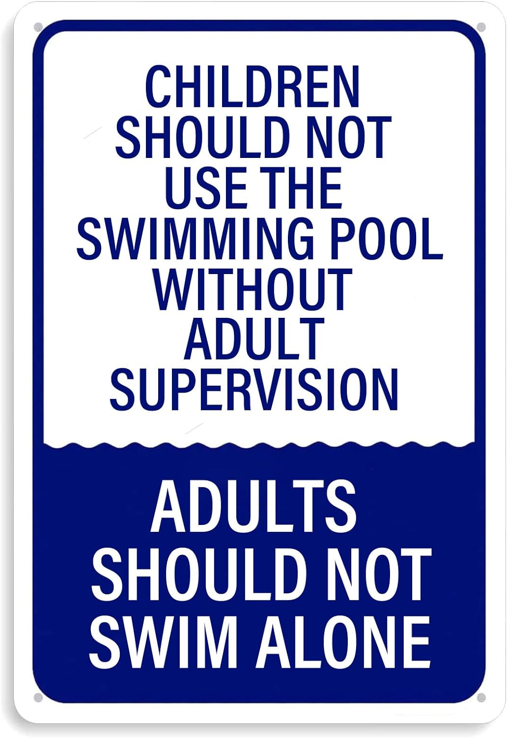 Pool Rules Vintage Tin Sign, Nude Swimming or Sunbathing is Highly ...