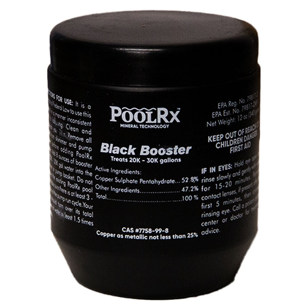 Pool Rx Booster Negro - For 20k-30k Gal. Swimming & Saltwater Pool ...