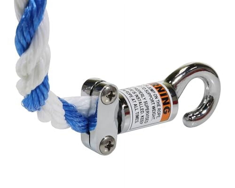 Pool Safety Rope and Float Kit - 83 Feet - 1/2 Inch Blue and White Rope ...