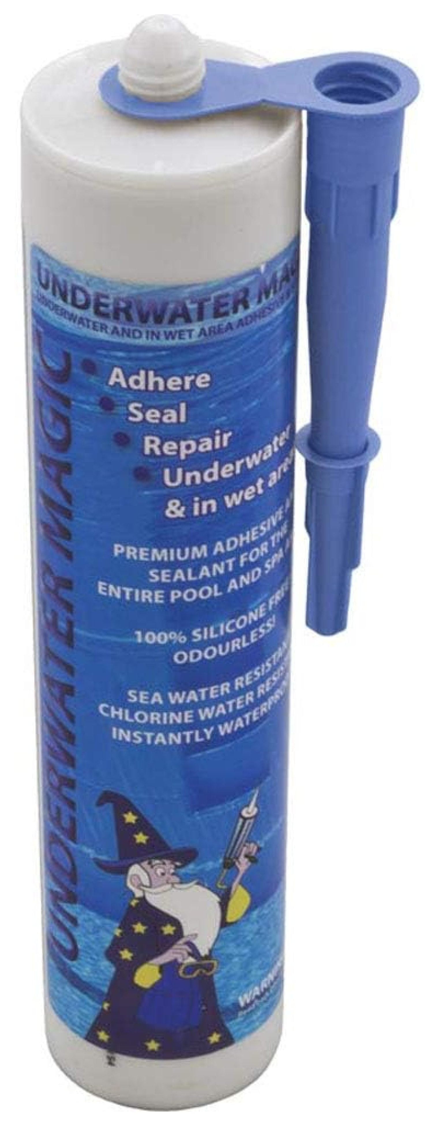 Pool Sealant Underwater, 9.8 oz Blue - Silicone Free Adhesive for Pool ...