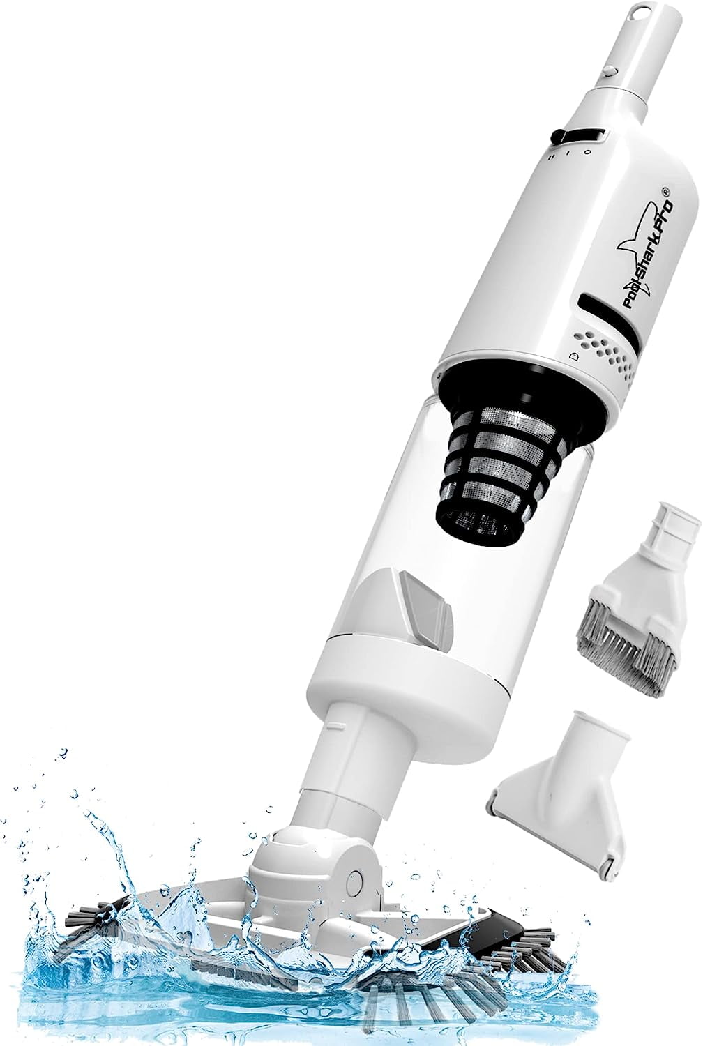 POOL SHARK PRO Cordless Pool Vacuum, 90 Mins Suction, Rechargeable, for ...