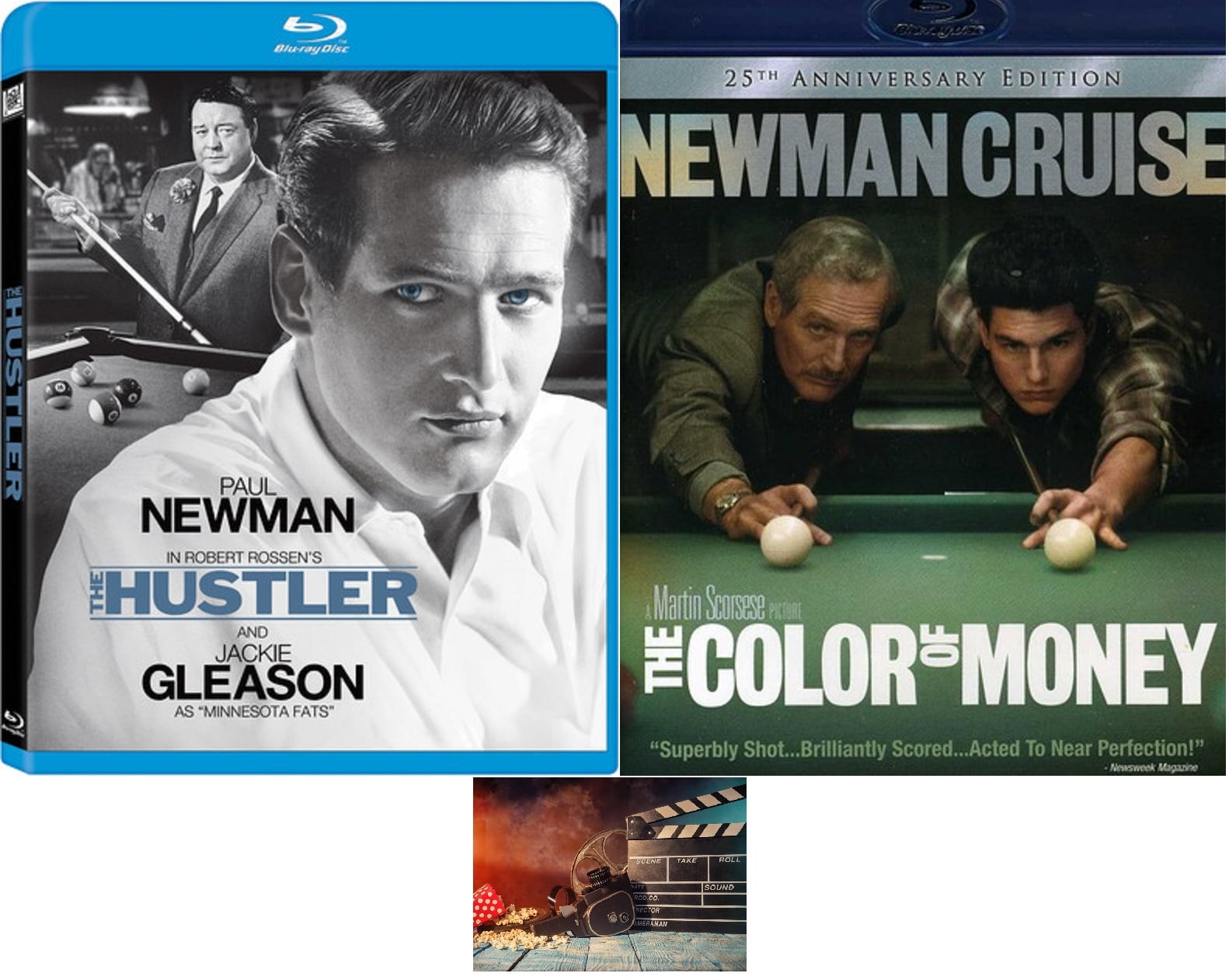Pool Shark The Color of Money Tom Cruise & The Hustler Paul Newman ...