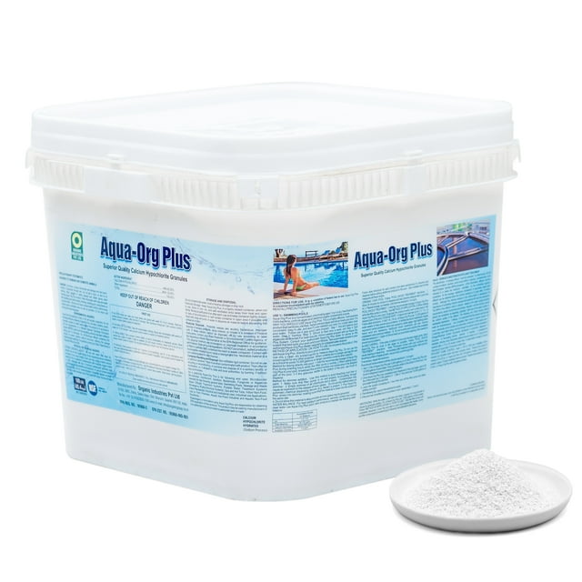 AQUA-ORG PLUS Calcium Hypochlorite Pool Shock - Spa Algae Treatment and ...