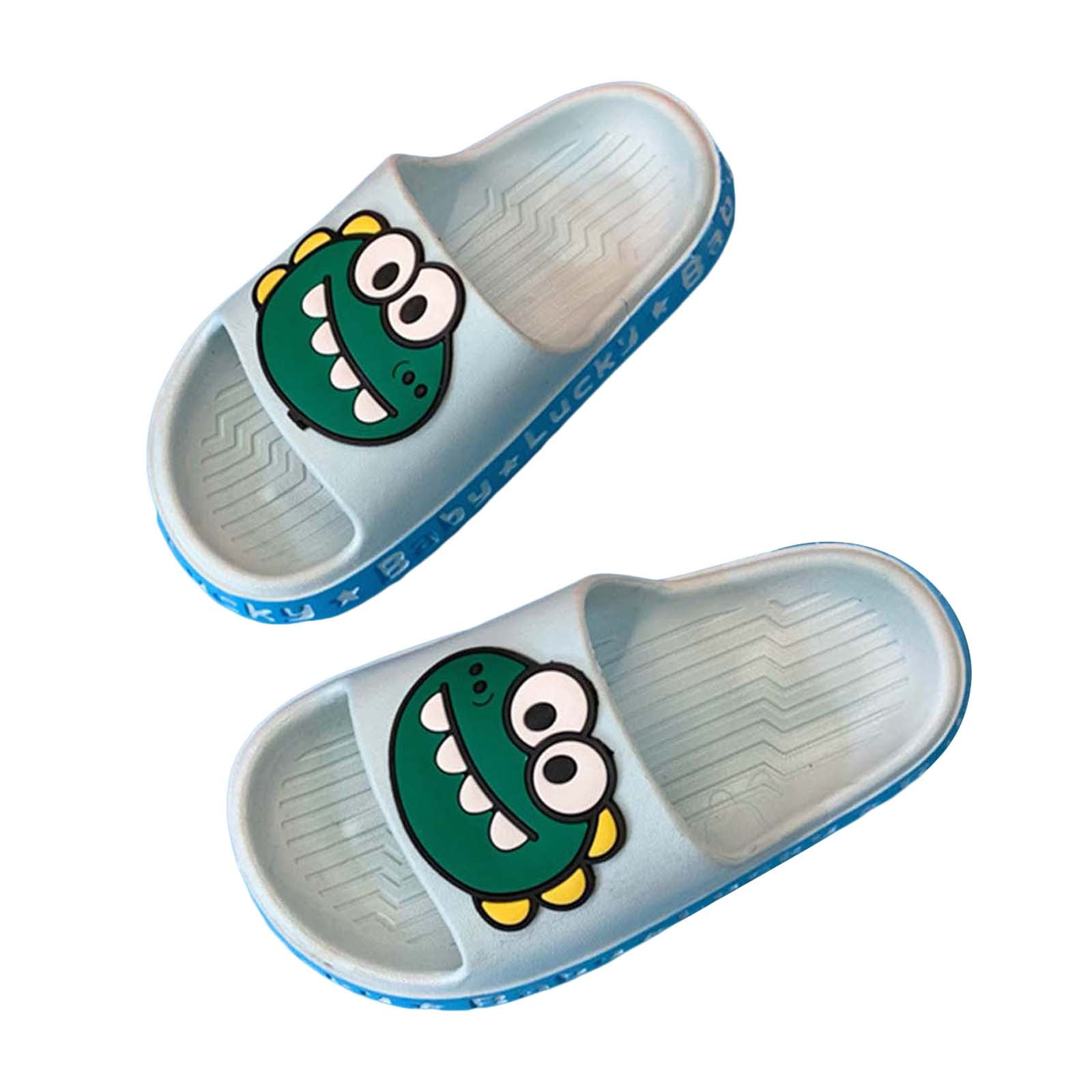 Pool Shoes for Kids Slides Slippers for Kids Boys Girls Non-Slip Shower ...
