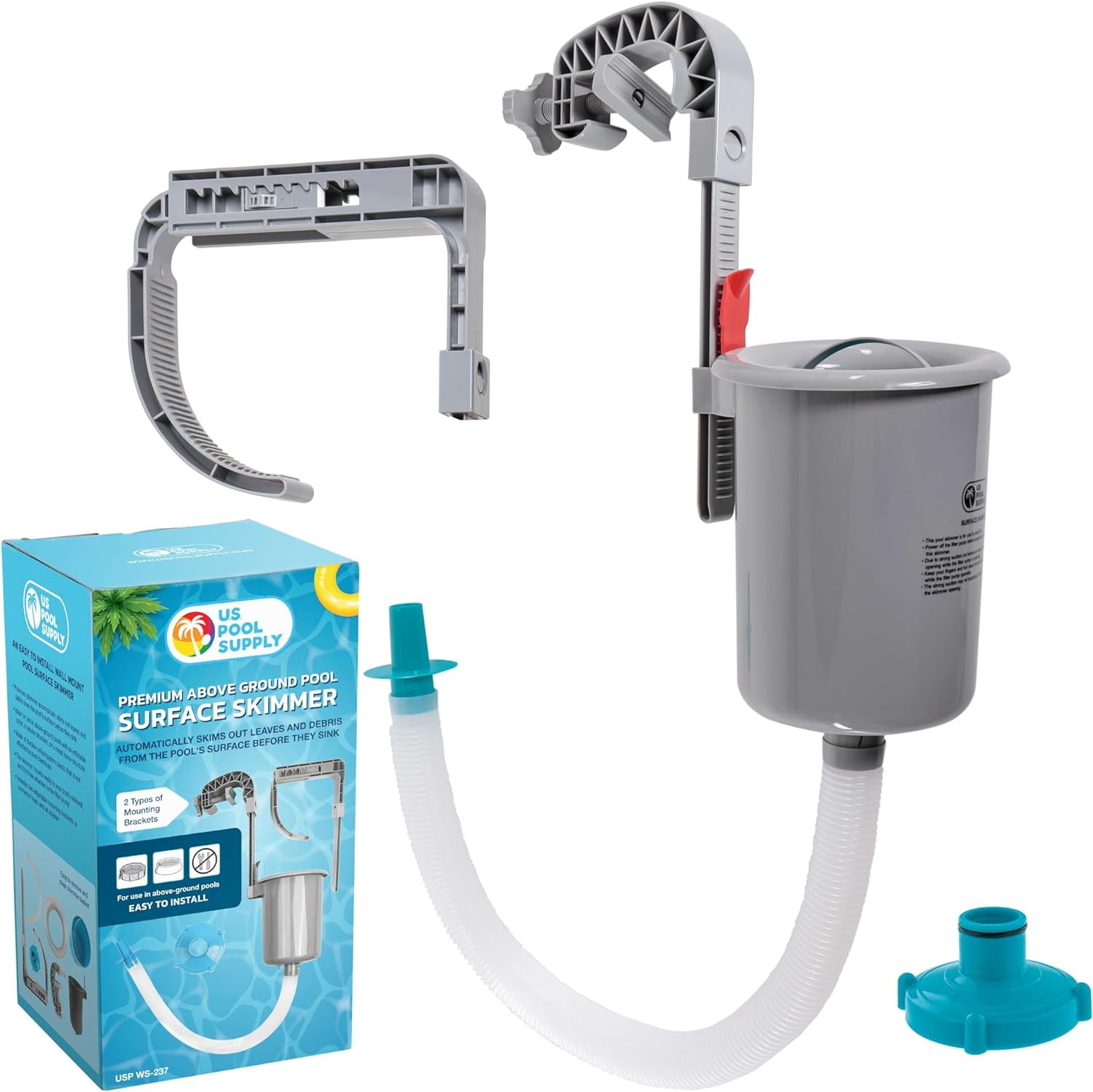 Pool Skimmer - Above Ground Pool Skimmer, Floating Surface Skimmer ...